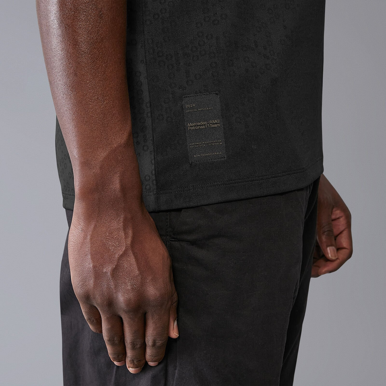 Mercedes AMG Petronas F1 Men's 2024 Team Polo Shirt - Black Black ...