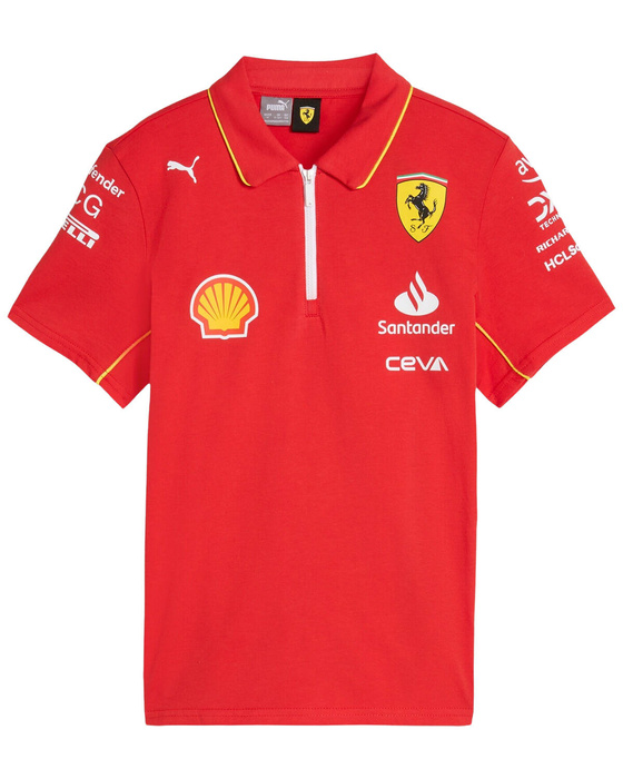 Scuderia Ferrari F1 2024 Kids Team Polo Shirt | CATEGORIES \ CLOTHING ...