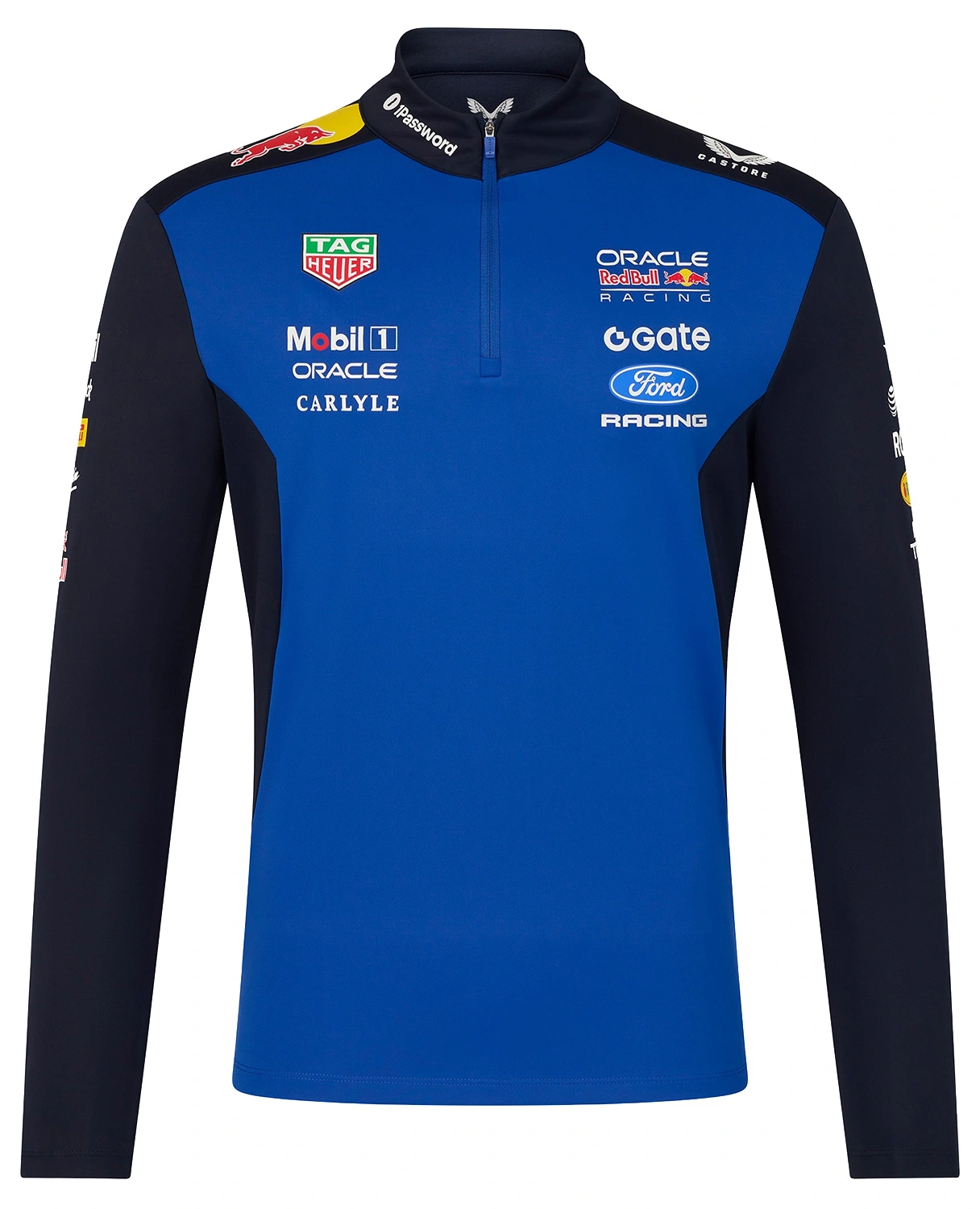 Red Bull Racing F1 Men's 2026 Team Half-Zip Sweatshirt - Blue ...