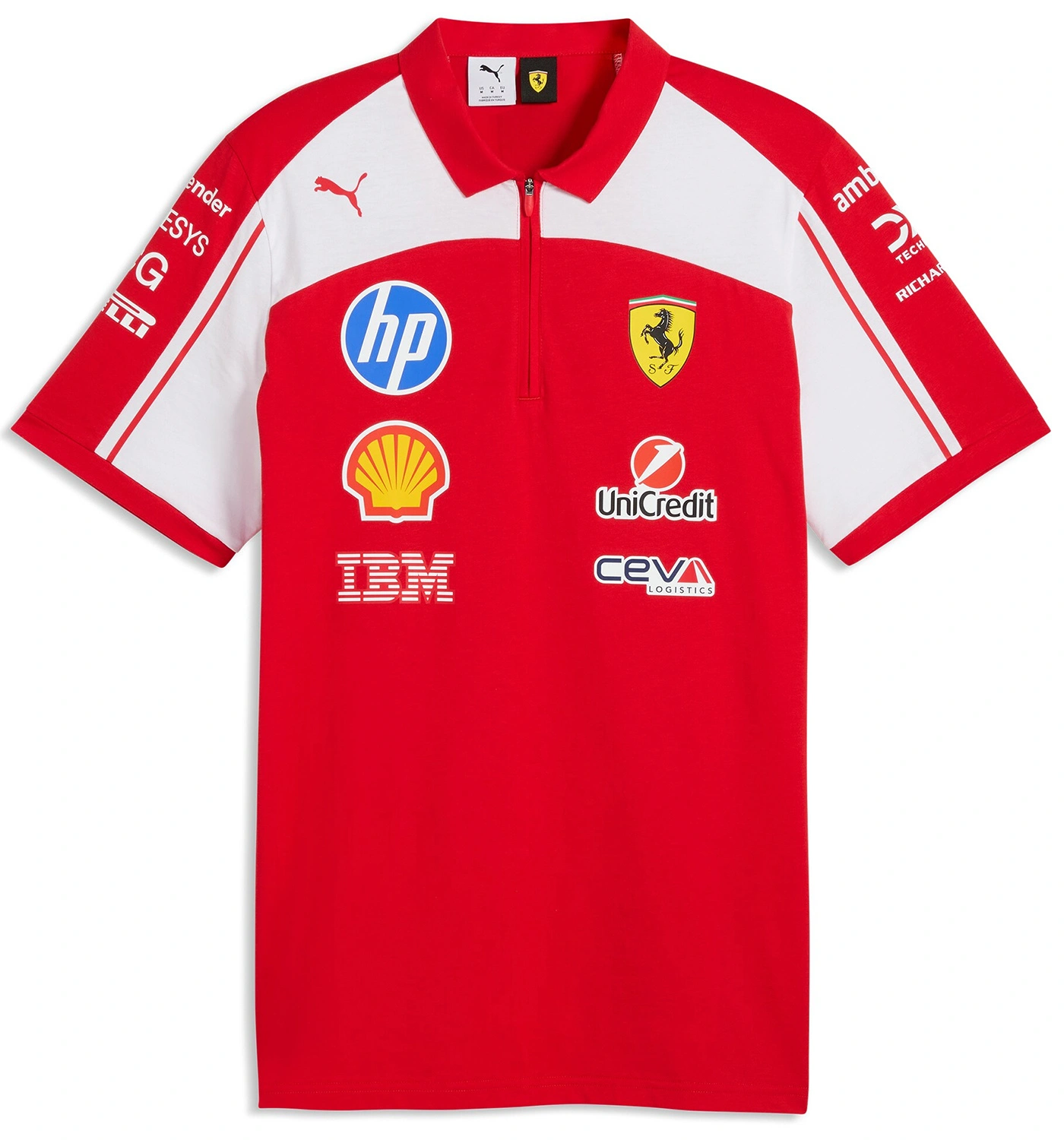 Scuderia Ferrari F1 Puma Men's 2026 Team Polo Shirt - Red | CATEGORIES ...